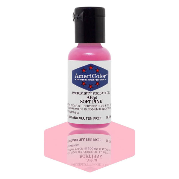 AmeriColor AmeriMist - SOFT PINK - Airbrush Food Coloring | Killer Zebras