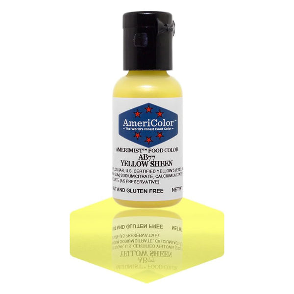 AmeriColor AmeriMist - YELLOW SHEEN - Airbrush Food Coloring | Killer ...