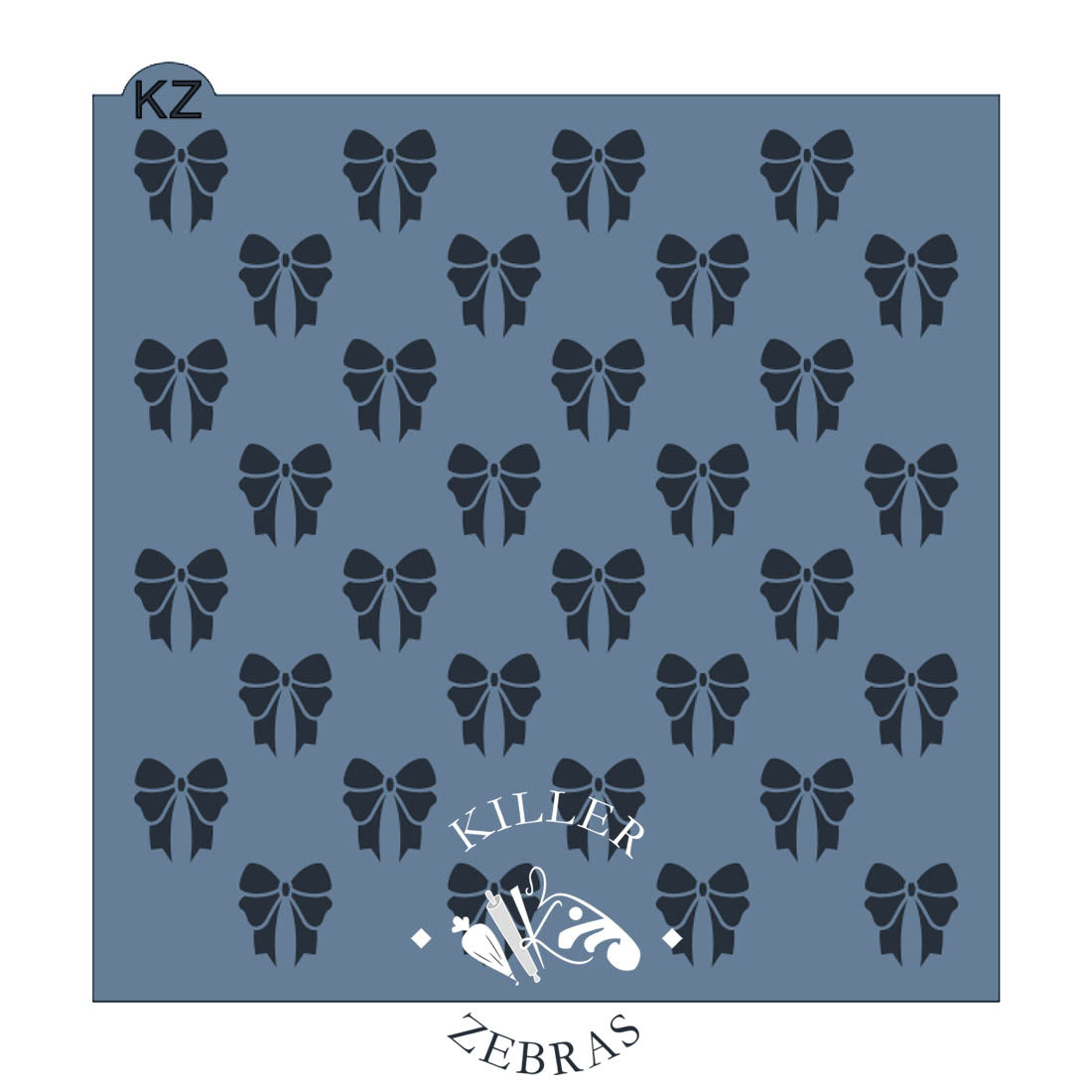 Bows Stencil | Killer Zebras