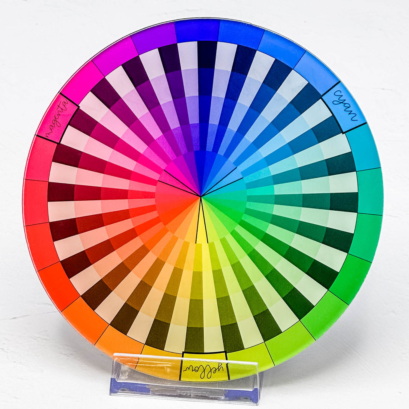 CMY Acrylic Color Wheel | Killer Zebras