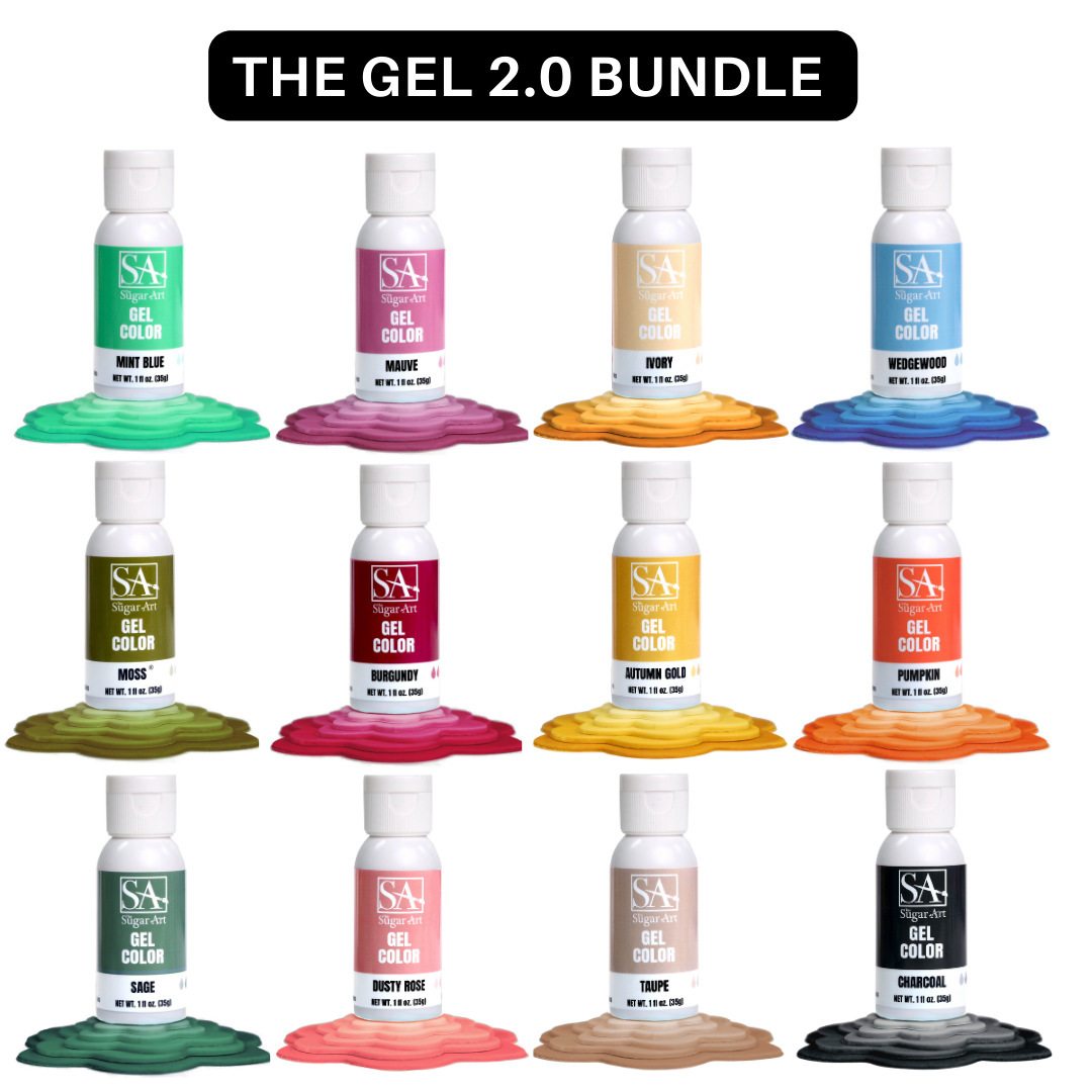 Sugar Art Gel Color Set - 2.0 | Killer Zebras