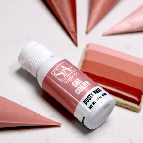 Dusty Rose Sugar Art Gel Color | Killer Zebras