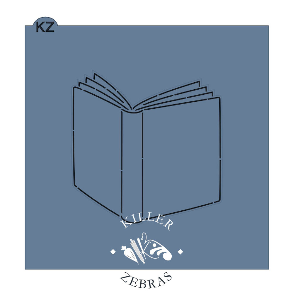 Open Book Cover Cutter/Stencil | Killer Zebras
