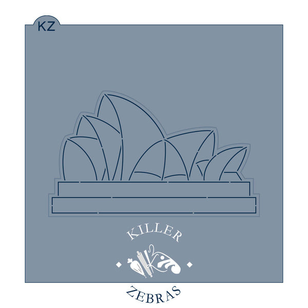 Sydney Opera House Cutter/Stencil | Killer Zebras