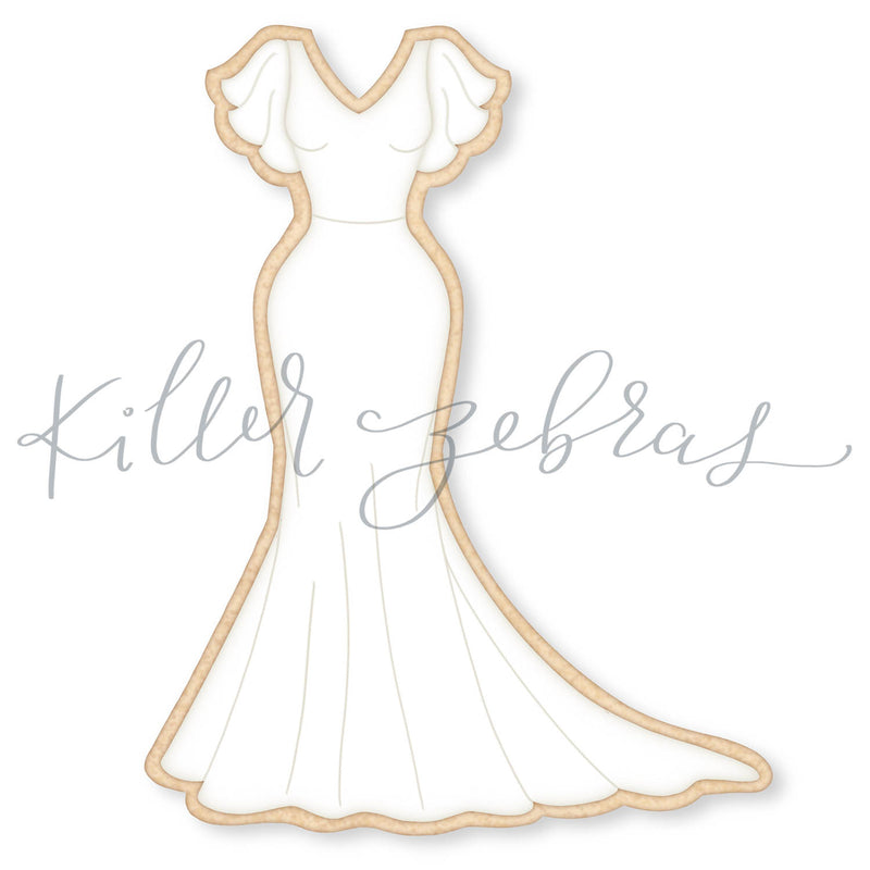 The Katharine Wedding Dress Cutter/Stencil | Killer Zebras