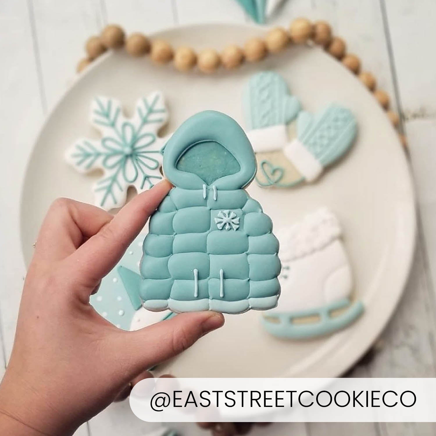 Puffer Jacket Cookie Cutter & Stencil Set | Cookie Decorating Set ...