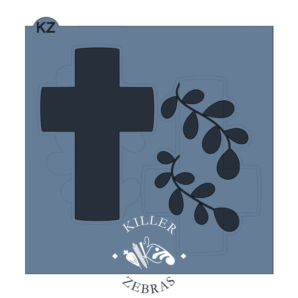 Botanical Cross Cutter/Stencil | Killer Zebras