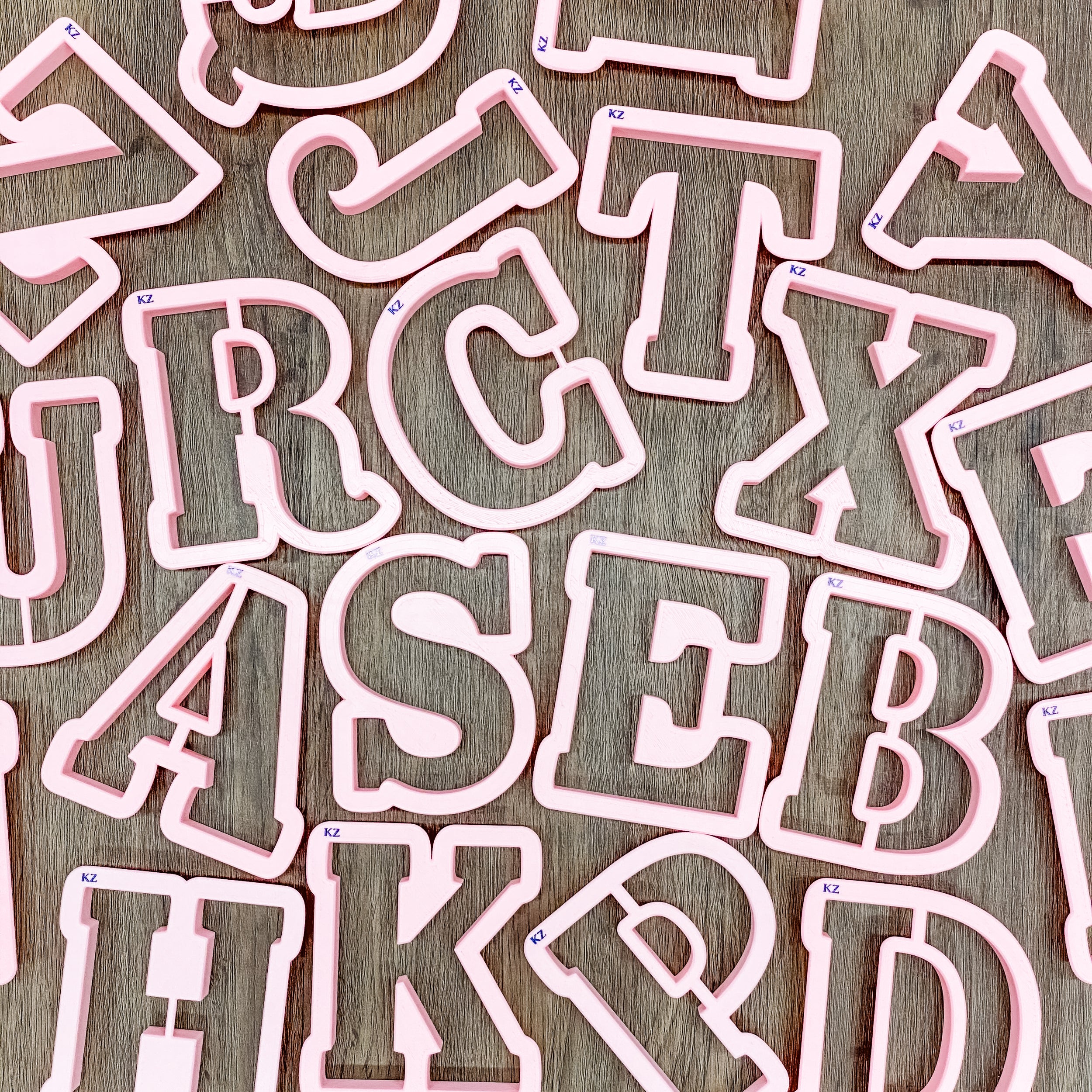 Uppercase Alphabet Cutters | Killer Zebras