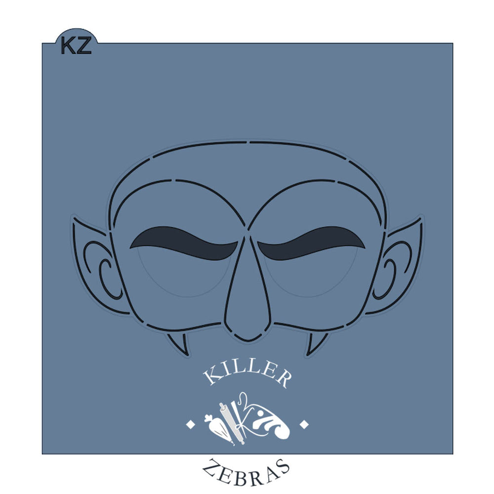 Vampire Mask Cutter/Stencil | Killer Zebras
