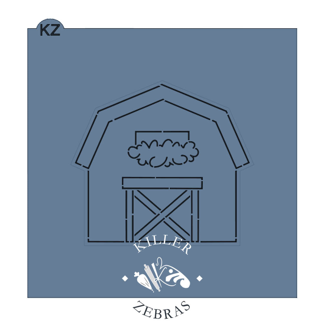 Barn Cut Out Stencil Barn Quilt Stencil | Farmhouse Stencil | DIY