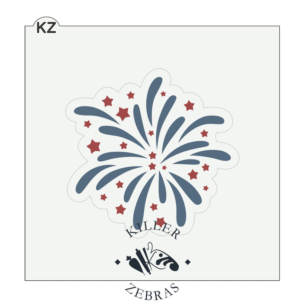Fireworks Cutter/Stencil | Killer Zebras