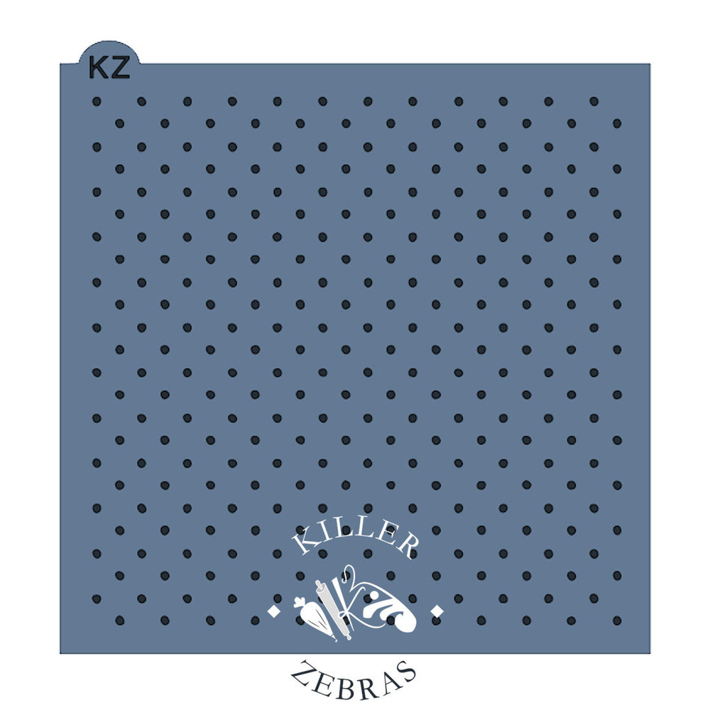 Polka Dots Stencil | Killer Zebras