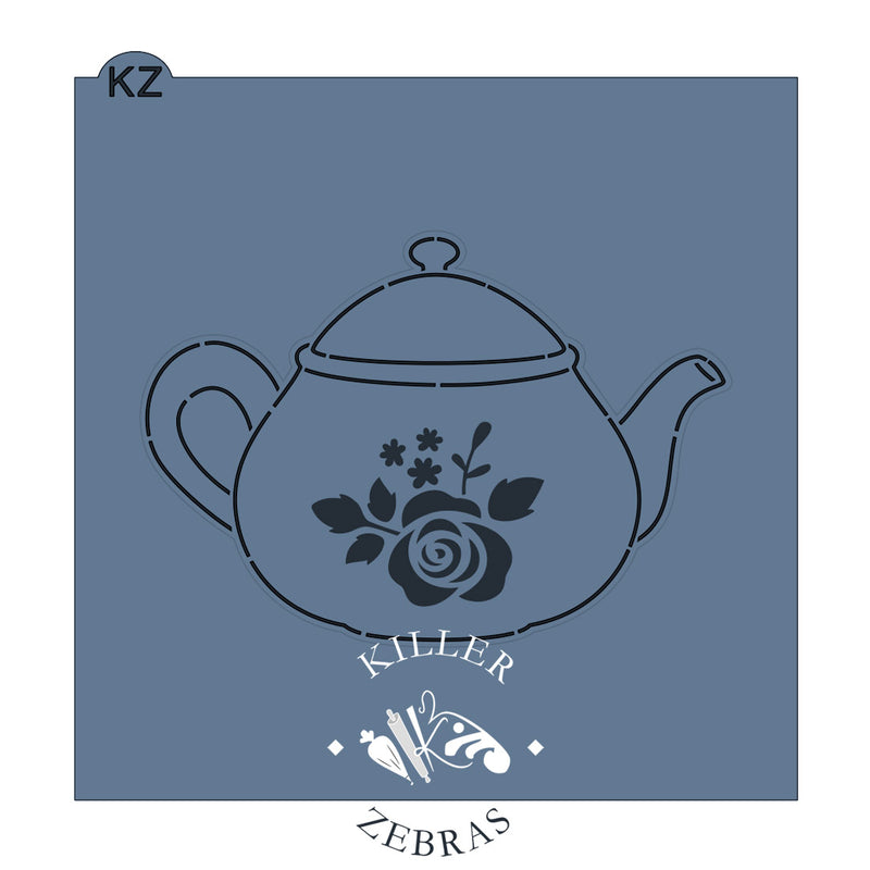 Teapot Cutter/Stencil | Killer Zebras