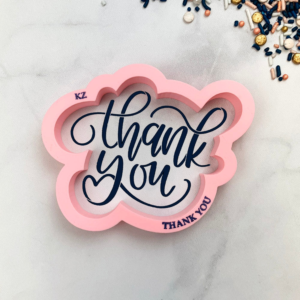 Thank You Hand Lettered (Style 3) | Killer Zebras